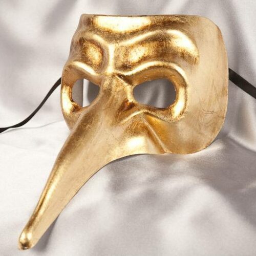 Scaramouche Plain - One Colour Long Nose Masquerade Masks for Men | 4 ...
