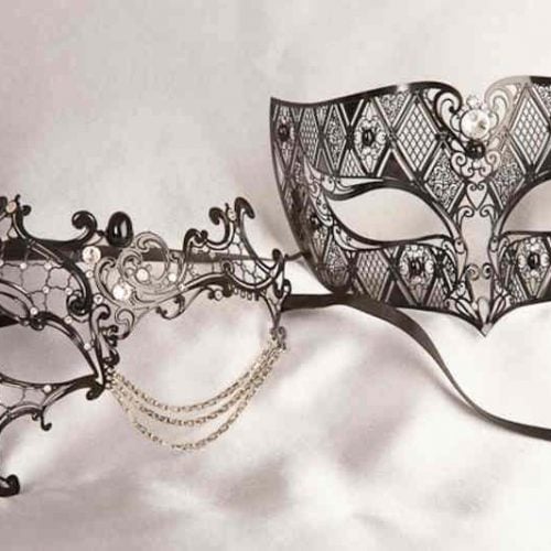 Filigree Metal Masks - Just Posh Masks